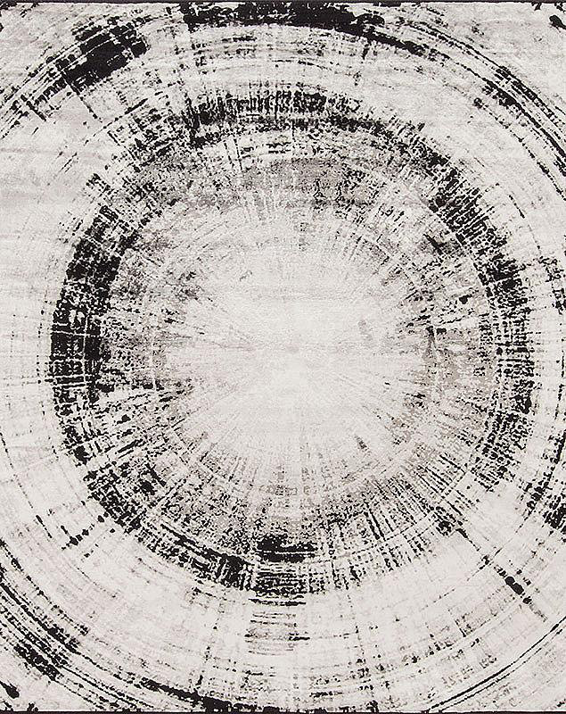 Samad Rugs Timeless Abstract Gray/Black Area Rug | Wayfair