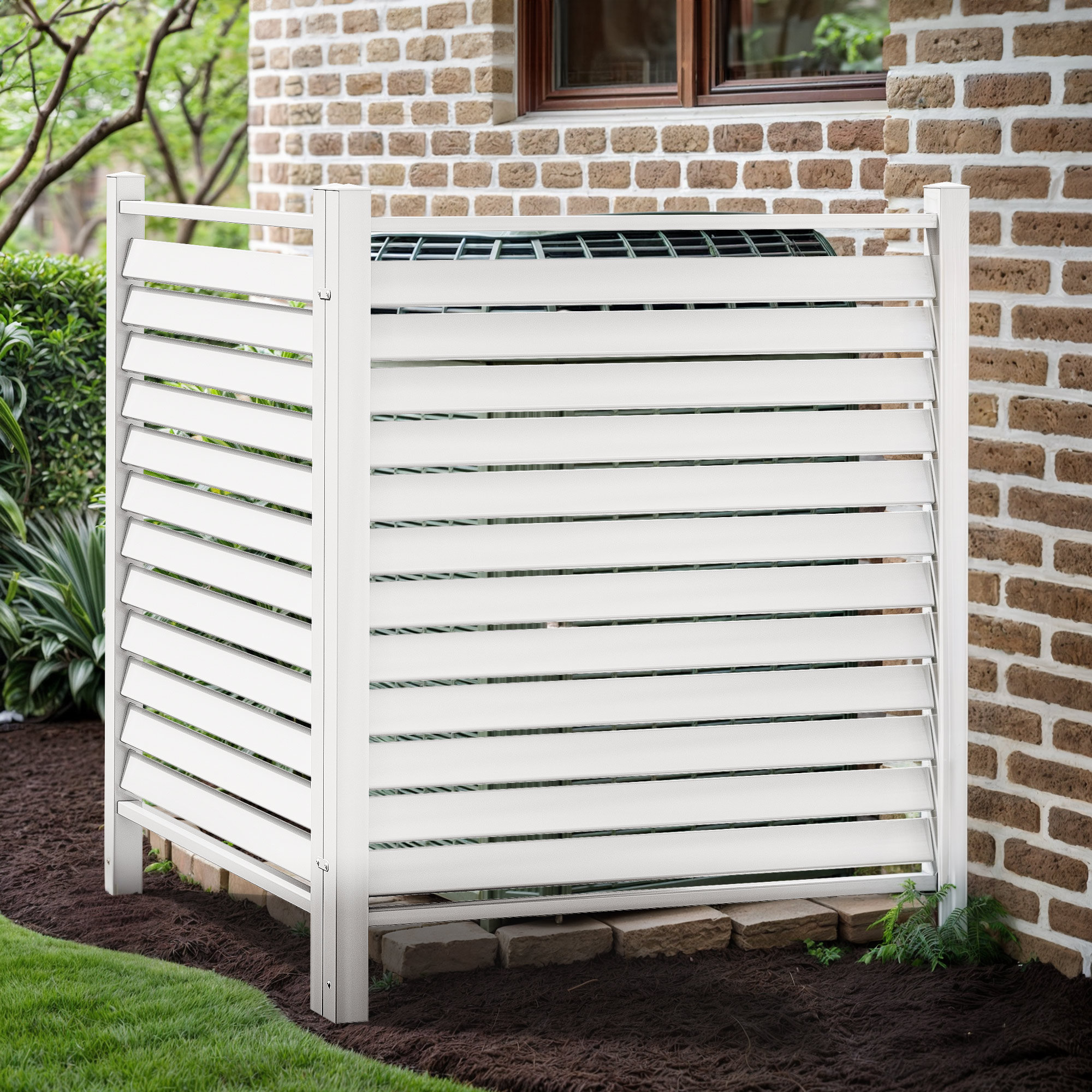 Edrosie Inc Outdoor Privacy Fence with 2 Panels | Wayfair