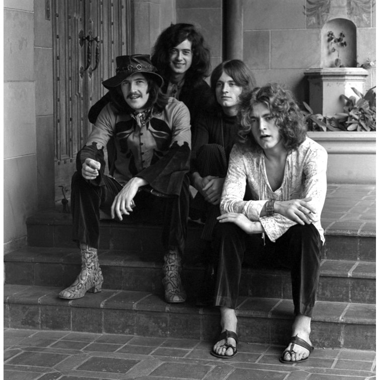 Globe Photos Entertainment Portrait of Led Zeppelin Band Members ...