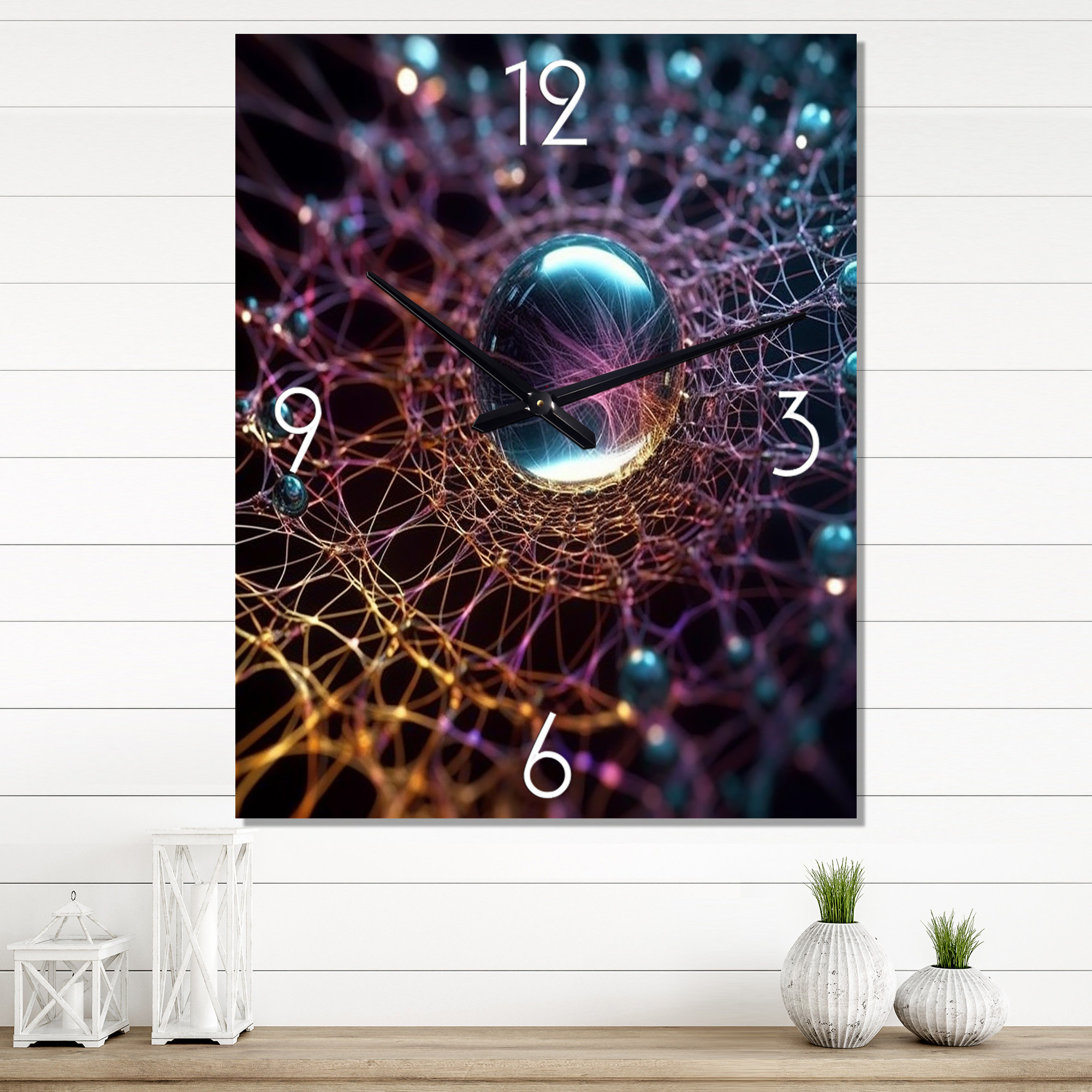 Design Art Liquid Crystal Fusion Matrix - Fractals Very Large Wall ...