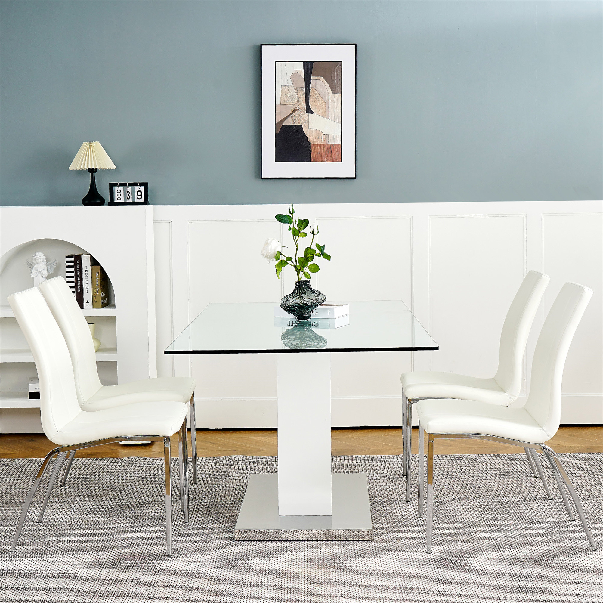 Ivy Bronx Modern Dining Table Set, Kitchen Table Set | Wayfair