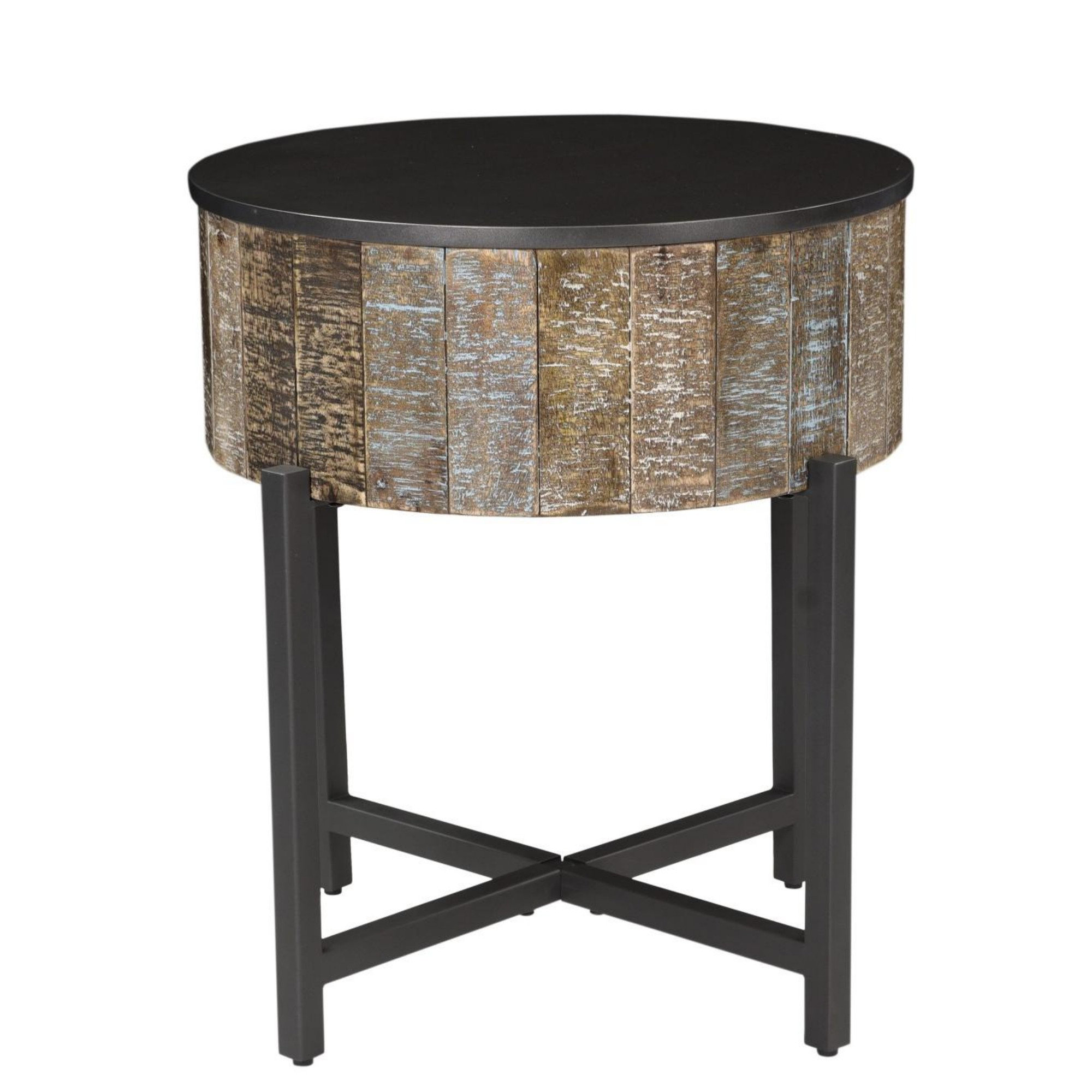 House of Hampton® End Table Rustic Vintage | Wayfair