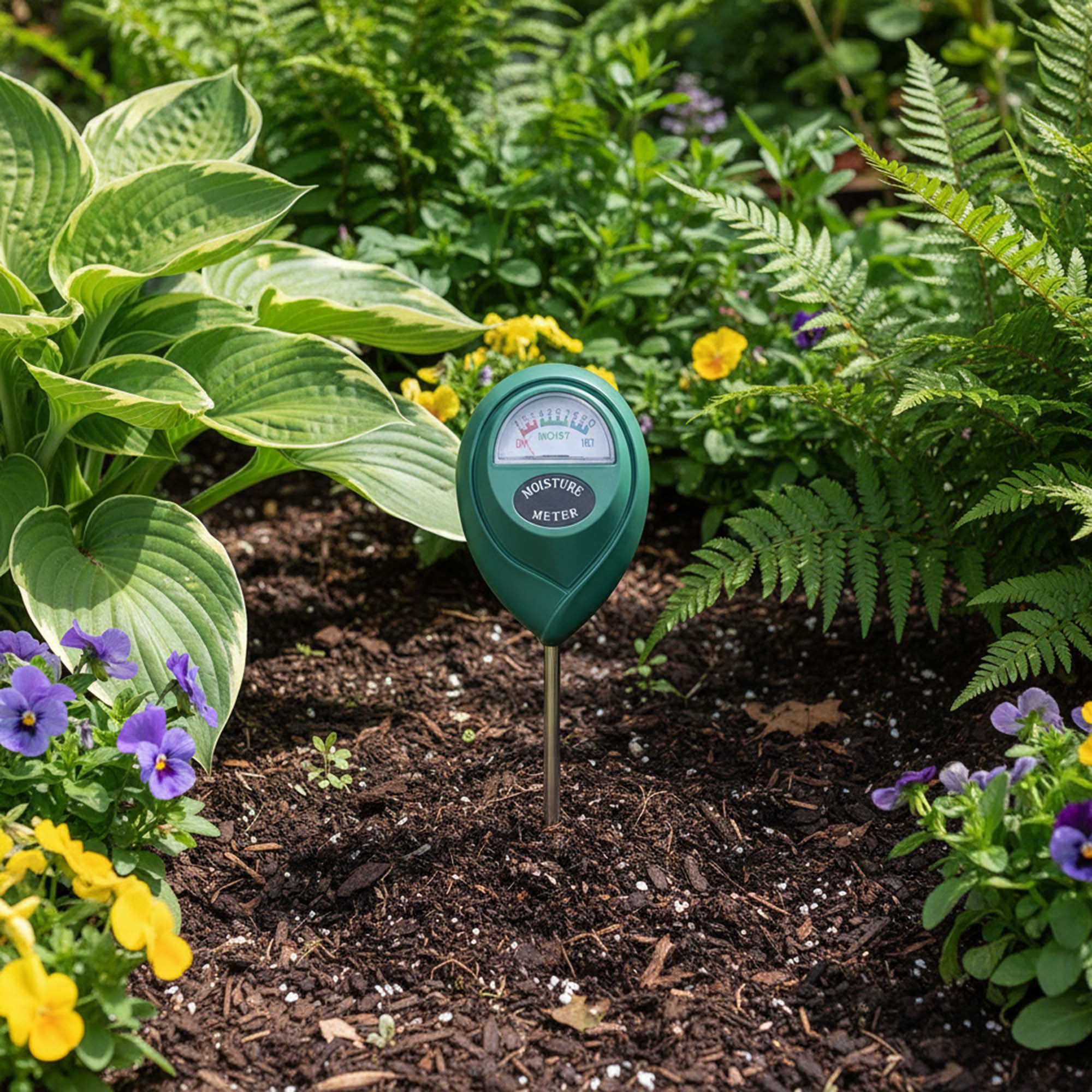 Que Linda Stationery Shop Soil Moisture Meter 10.2" Hygrometer, Plant ...