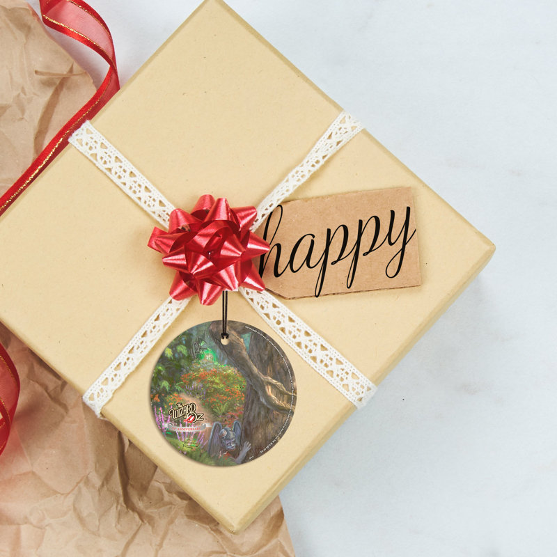 Trend Setters The Wizard of Oz Thomas Kinkade Hanging Glass Print ...