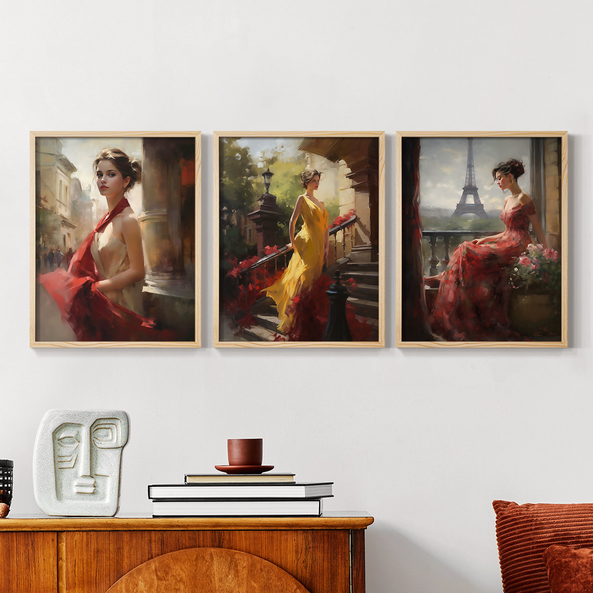 Winston Porter Feminine Series XCIII -Set Of 3 Framed Giclee Prints ...