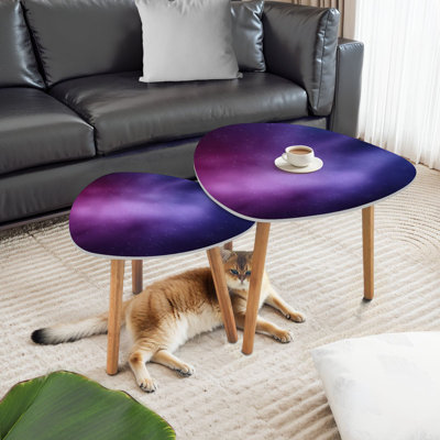 purple side tables