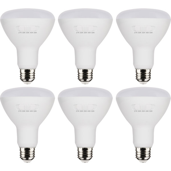 Satco 75 Watt Equivalent BR40 E26/Medium (Standard) Dimmable LED Bulb ...