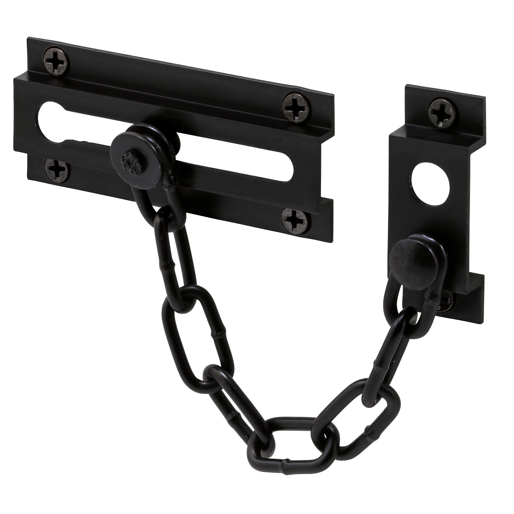 Prime-Line Door Lock with Extruded Chain, Matte Black Finish (Single ...