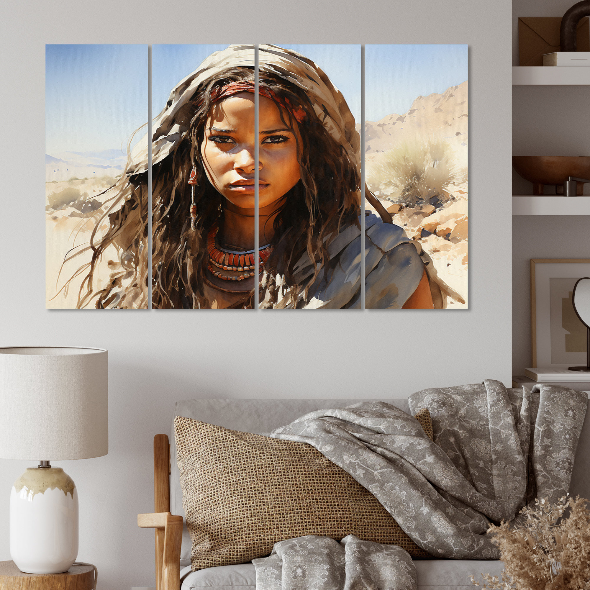 DesignArt African Tribes Himba Beauty " African Tribes Himba Beauty " 4 ...
