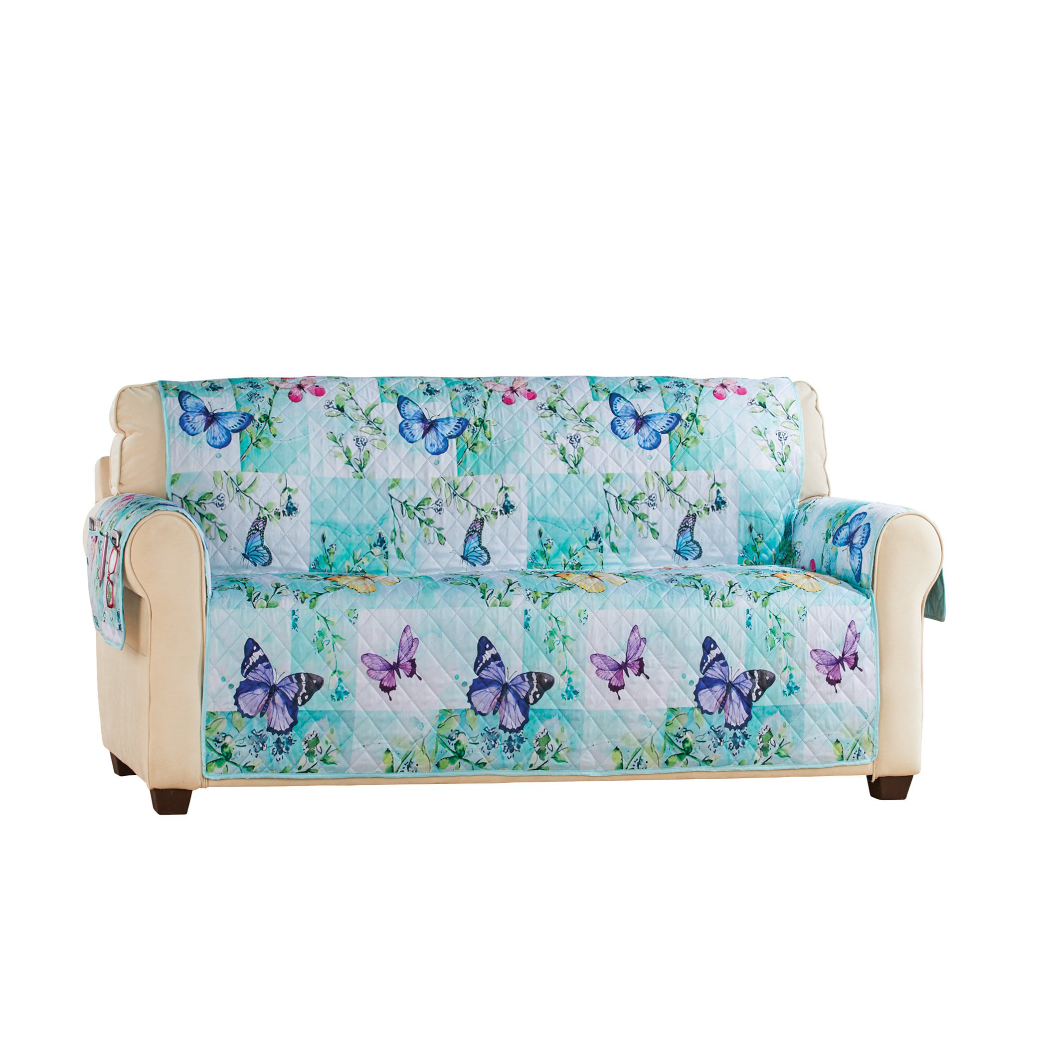 Rebrilliant Polyester Box Cushion Sofa Slipcover | Wayfair