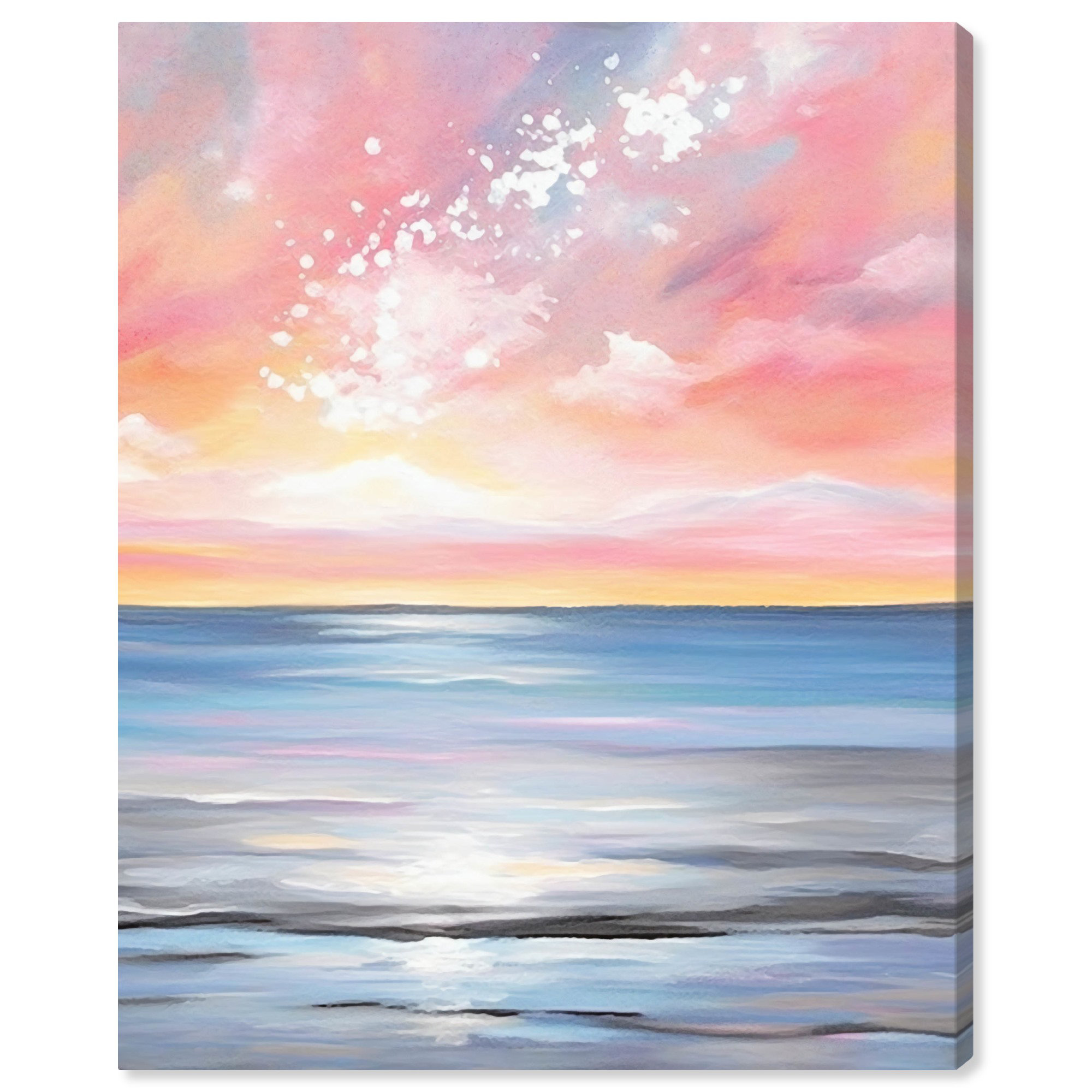 Art Remedy Whimsical Ocean Breeze Canvas Coastal Wall Art by Art Remedy ...