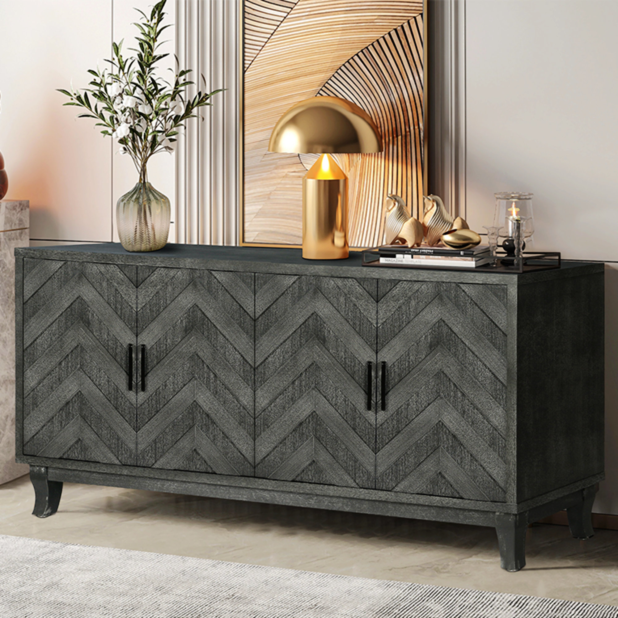 Red Barrel Studio Ranulfo 59.8" Wide Sideboard | Wayfair