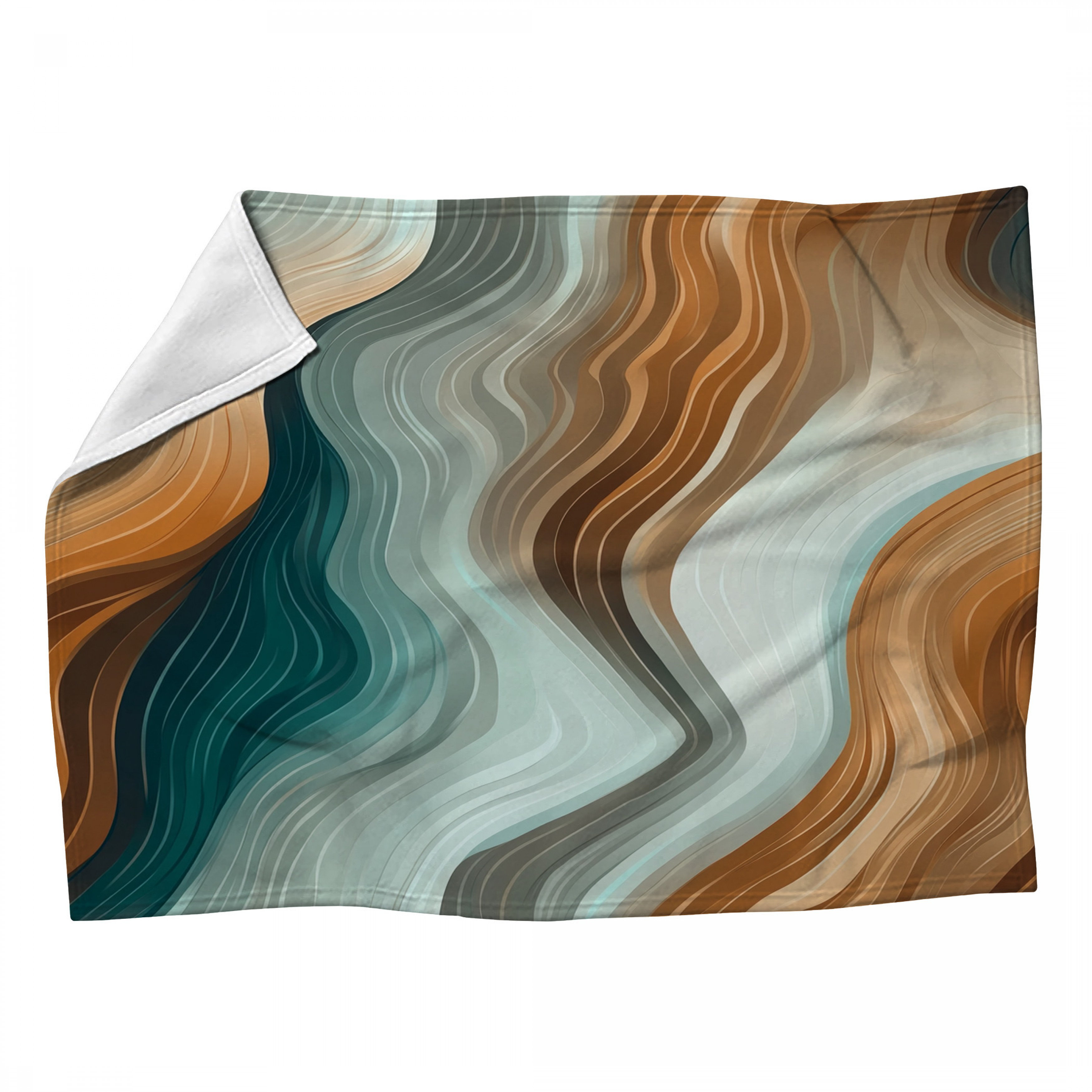 VisionDecor Wood Grain Fleece Throw Blanket - Abstract Throws for Sofas ...