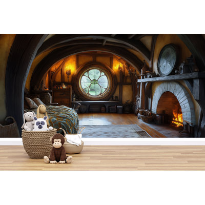 wallpaper round window