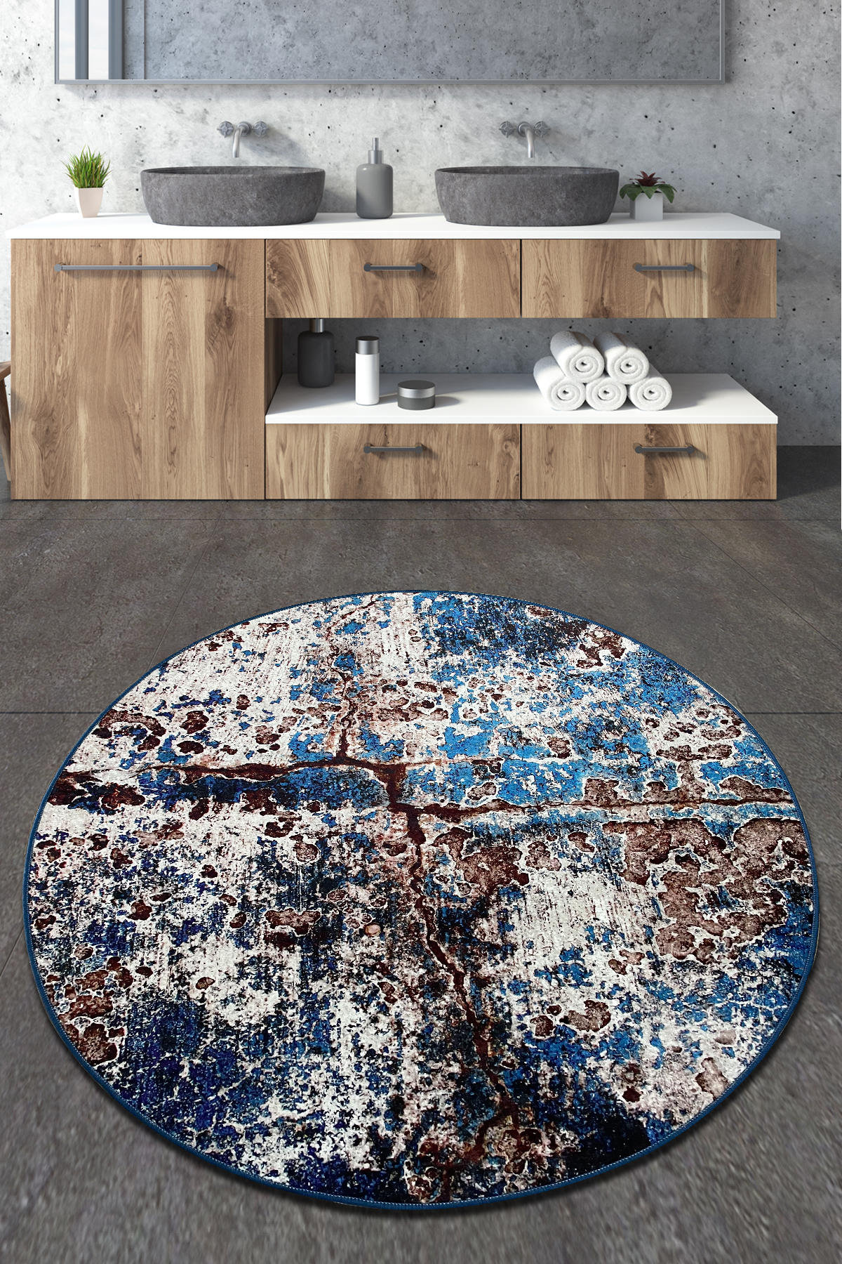 East Urban Home Ege Abstract Bath Rug & Reviews | Wayfair