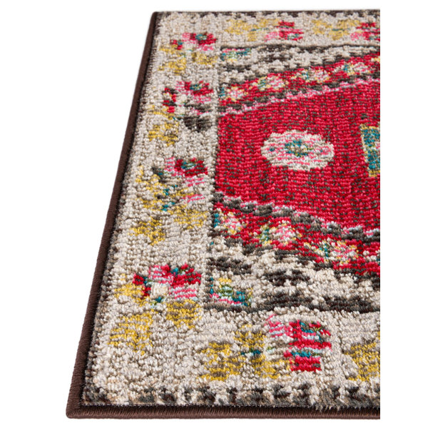 Langley Street® Lonniet Southwestern Brown/Cream Area Rug & Reviews ...