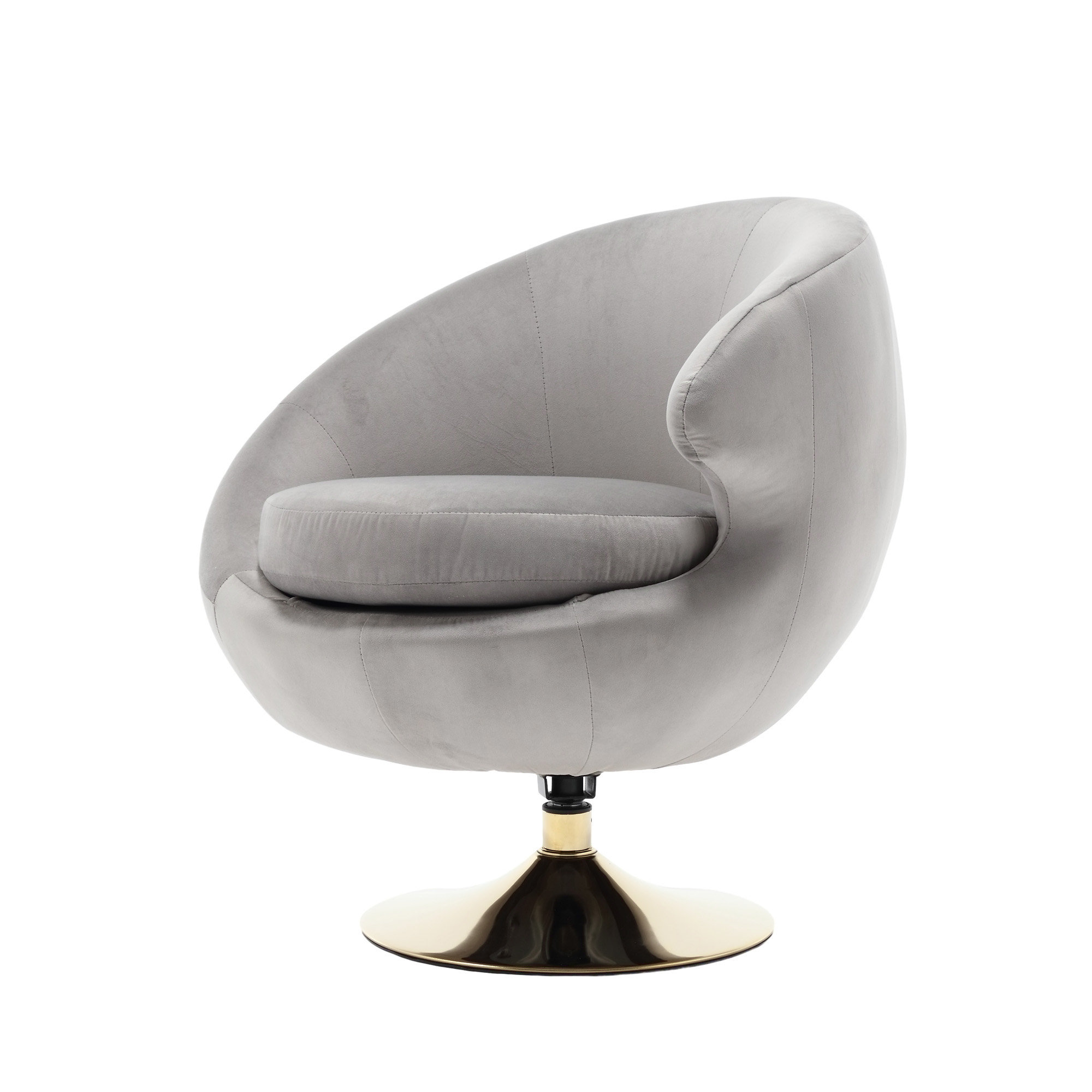 Everly Quinn 360 Degree Swivel Cuddle Barrel Accent Chairs | Wayfair