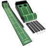 GoSports Pure Putt Golf 9' Putting Green Ramp - Premium Wood Training ...