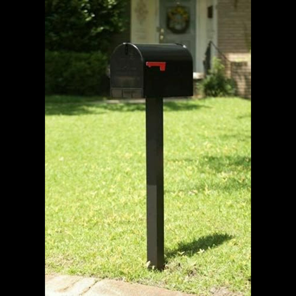 Invenitiah Sob Post Mount Mailbox Galvanized Steel Extra Large Rural ...