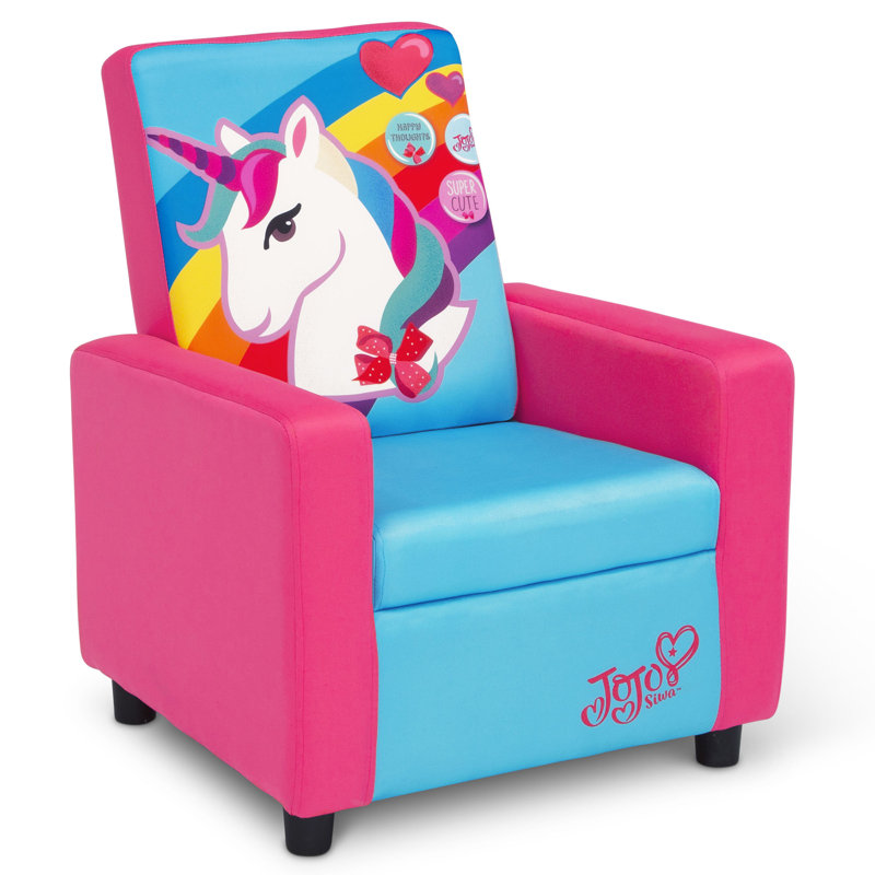 Delta Children JoJo Siwa Kids Faux Leather Chair & Reviews | Wayfair