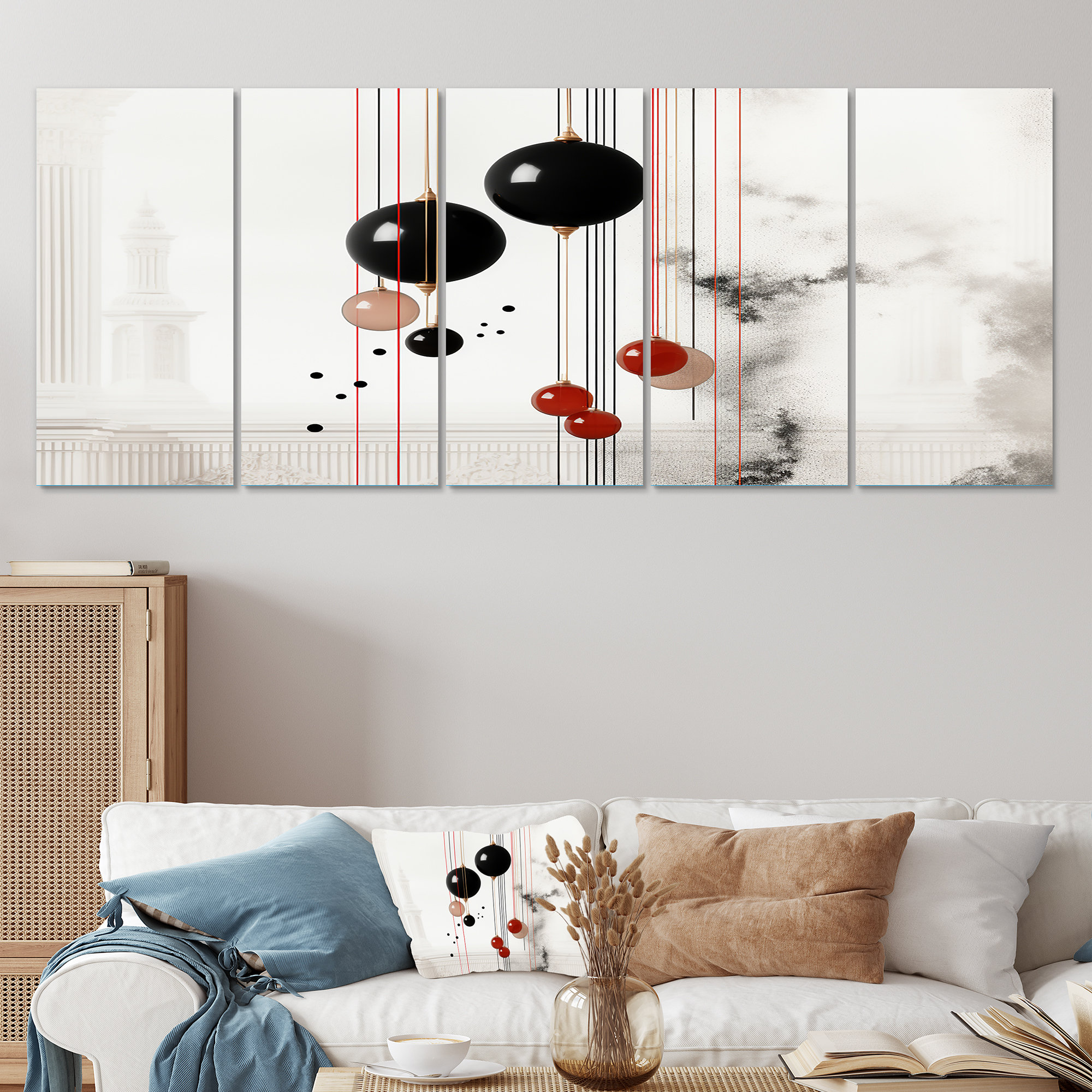 Wrought Studio™ Transcendent Shapes Abstract Collages II - Abstract ...