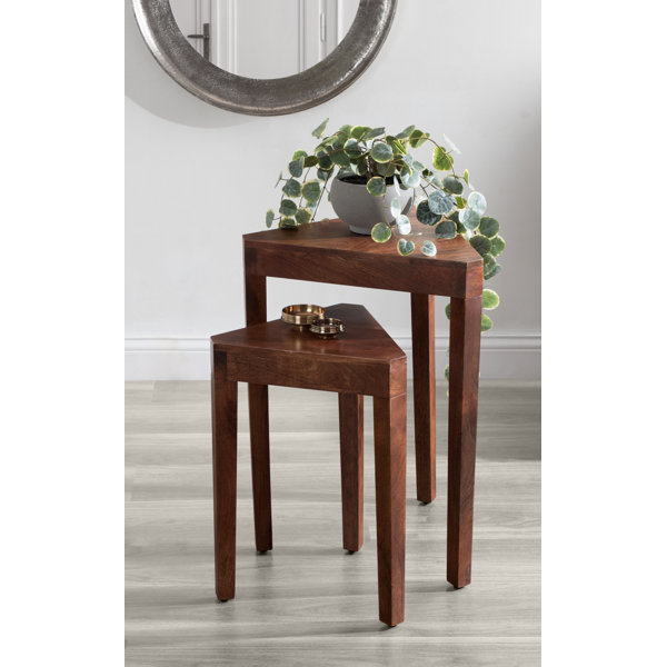 Birch Lane™ Ardentown Solid Wood 3 Legs Nesting Tables & Reviews | Wayfair