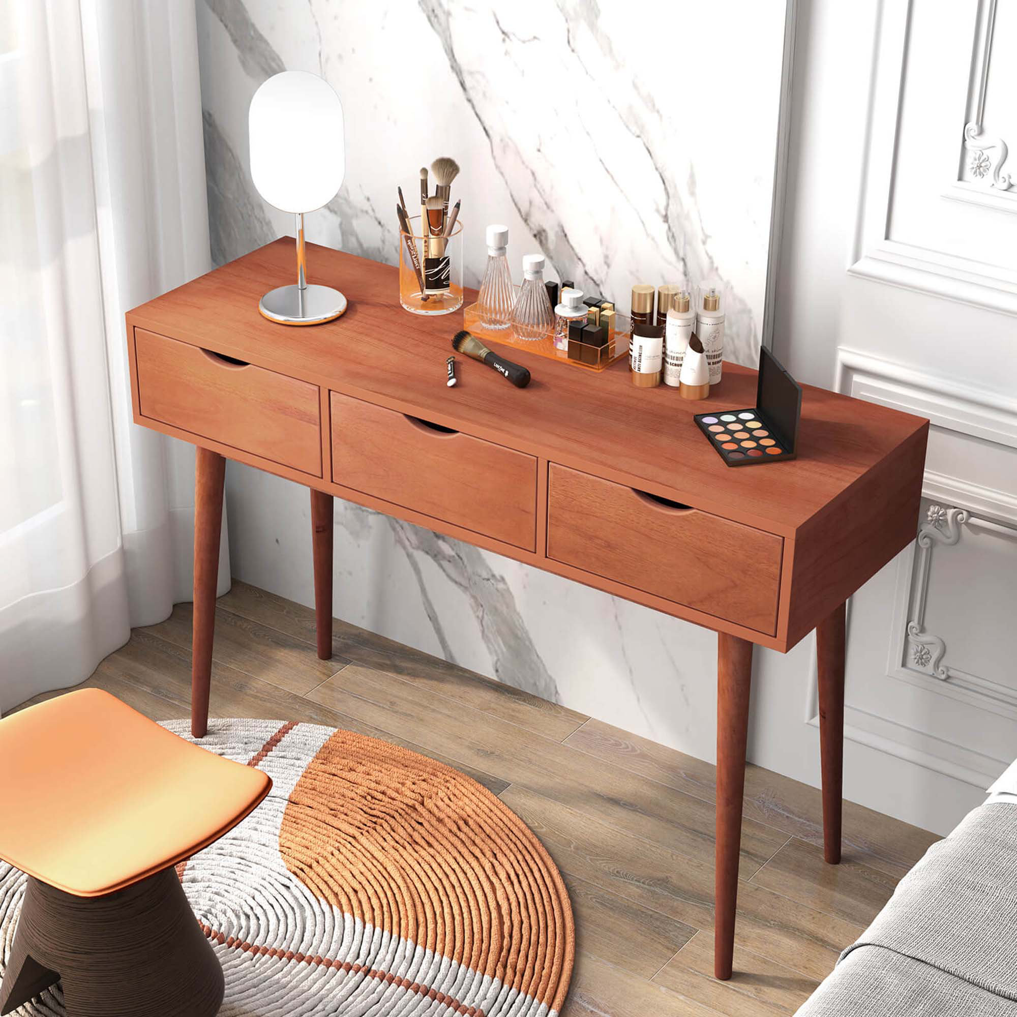 George Oliver Writing Desk 48" Computer Desk Mid Century Modern Work ...