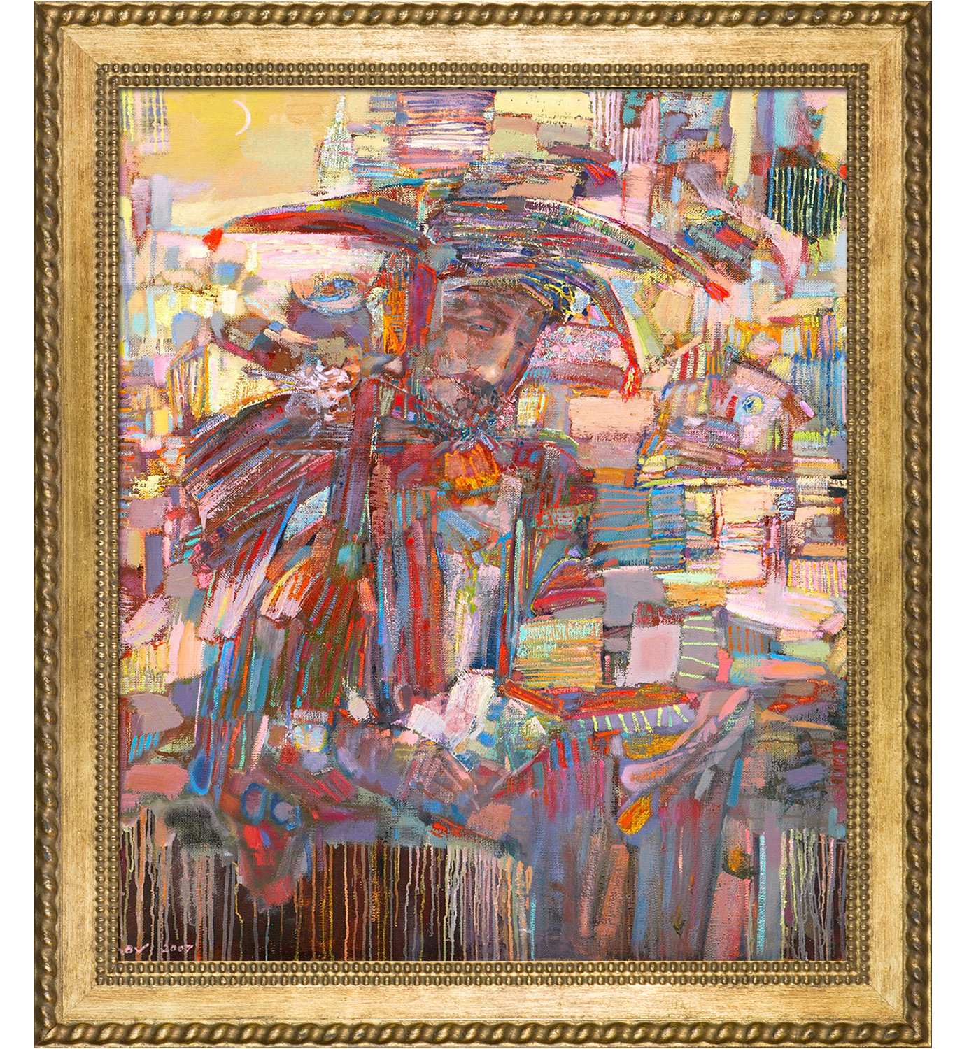 Vault W Artwork The Clown by Alexey Rubanov - Picture Frame Painting on ...