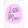 Trinx Little Miss Bright Pink - Wrapped Canvas Textual Art | Wayfair
