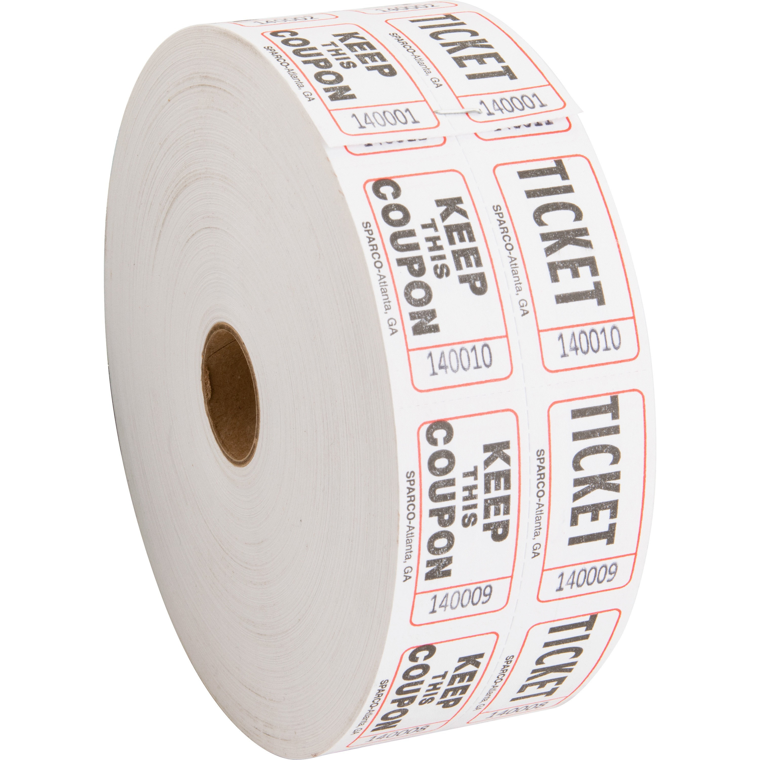 Sparco Products Ticket Roll, Double Coupon | Wayfair