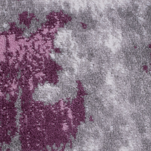 Wade Logan Vanig Dhurrie Purple/Grey Rug & Reviews | Wayfair.co.uk