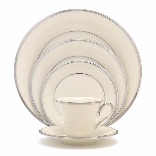 Lenox Solitaire Bone China Dinnerware Set & Reviews | Wayfair
