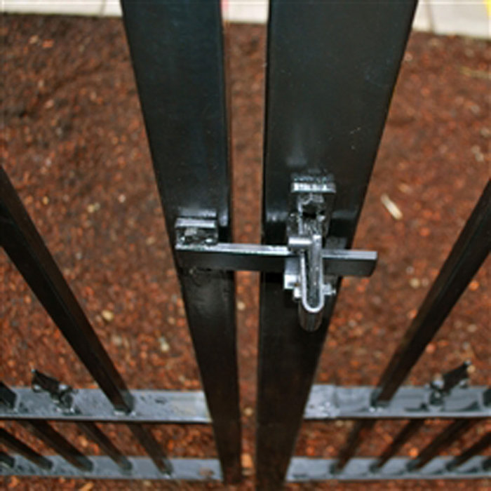 ALEKO Black Metal Gate Latch & Reviews | Wayfair