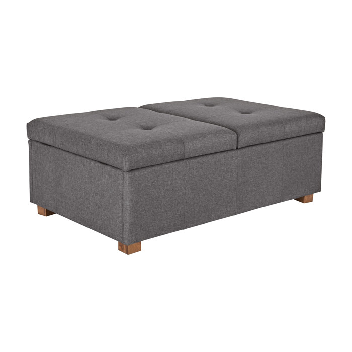 Wade Logan® Betiel Upholstered Storage Ottoman & Reviews | Wayfair