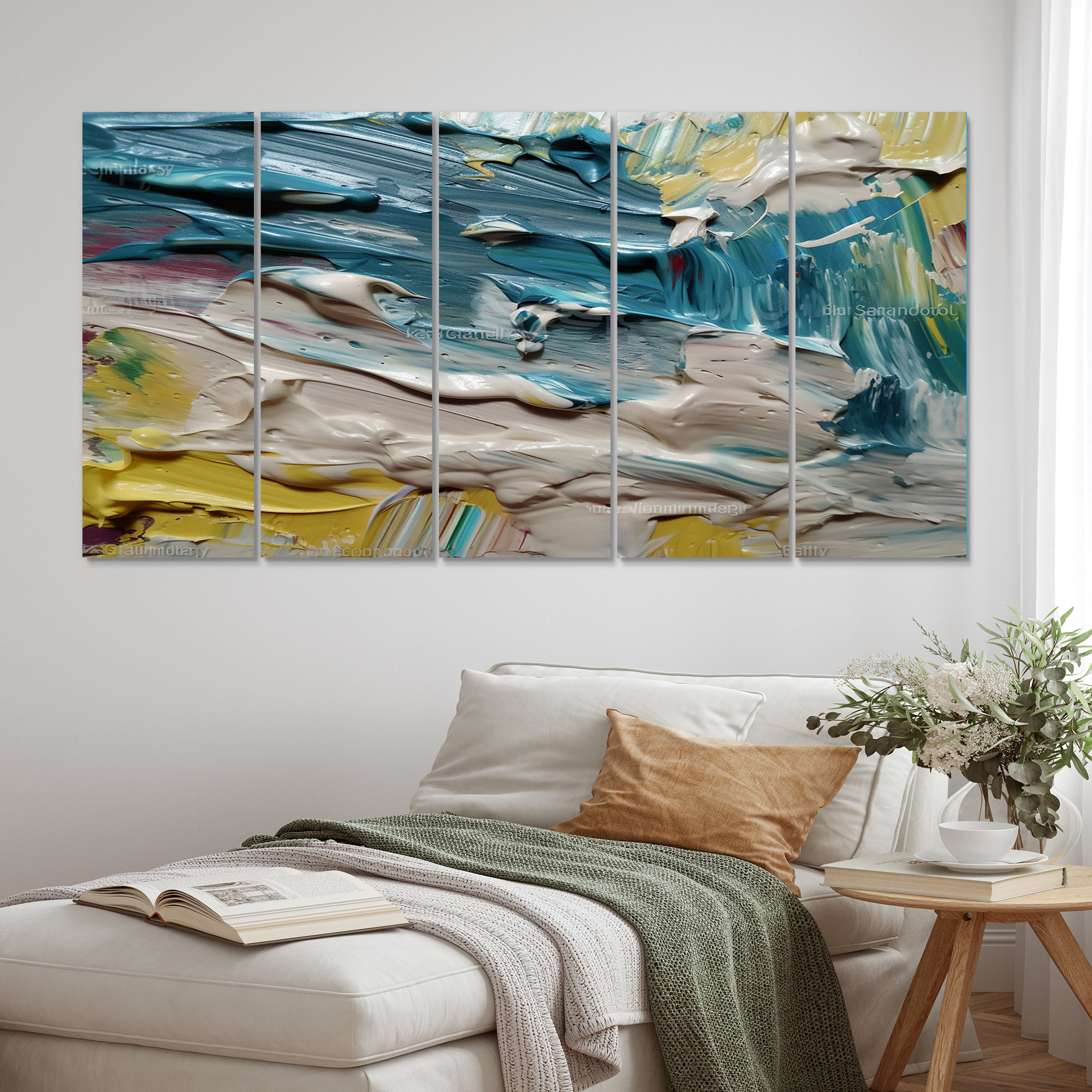 Wrought Studio™ Autumn Joy Abstract Oil Painting II - Abstract Canvas ...