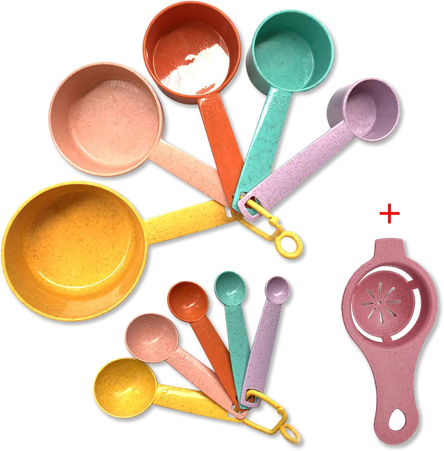 Stock Preferred 10-piece Plastic Measuring Cups And Spoons Set | Wayfair