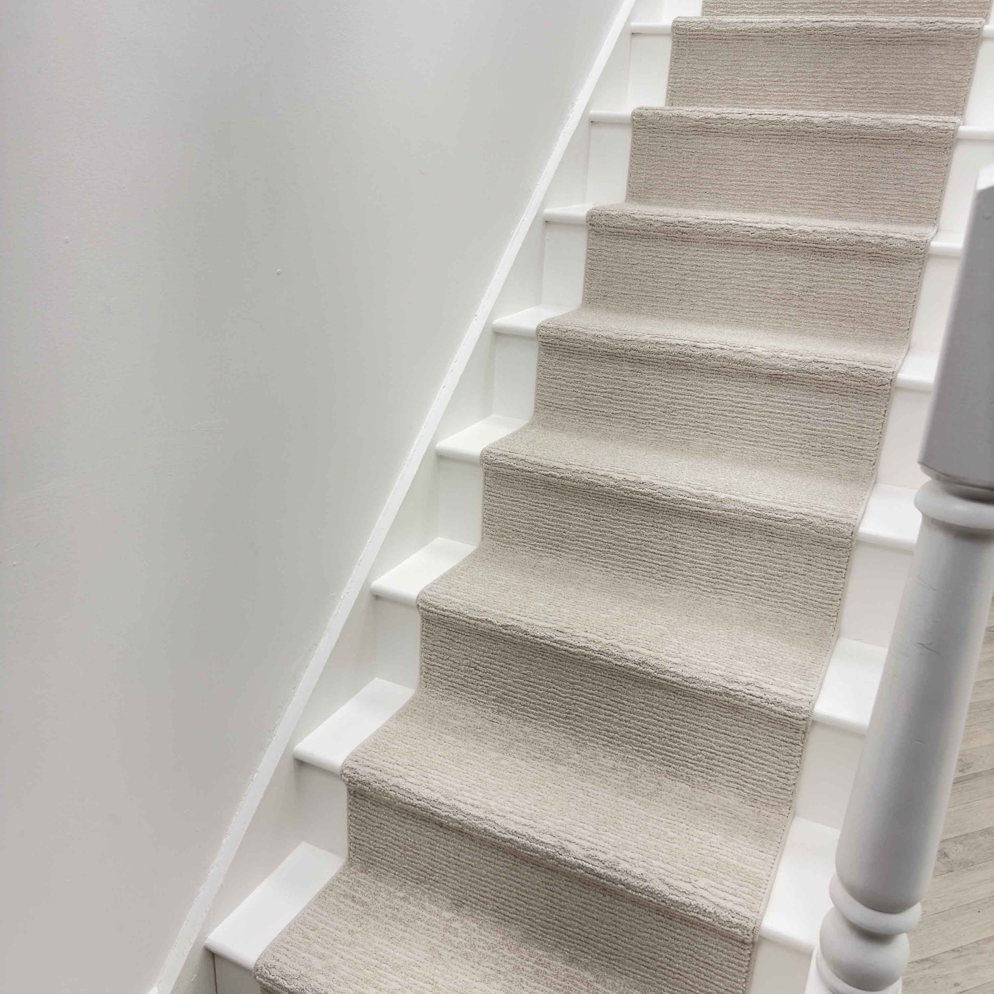 Ebern Designs Quin Ivory Stair Runner – Soft & Durable Carpet Runner ...