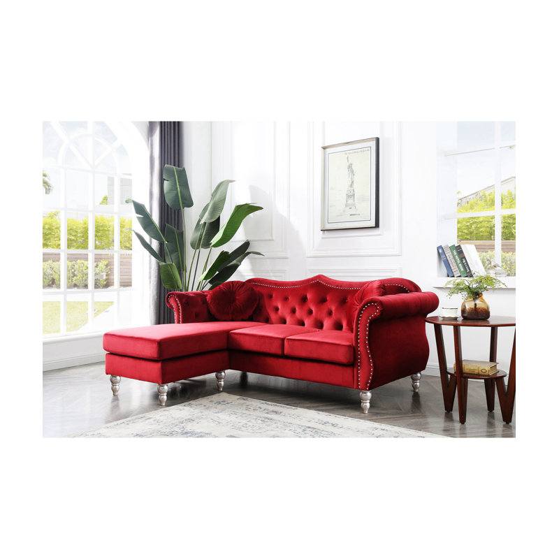 Rosdorf Park Karisa Upholstered Sectional | Wayfair