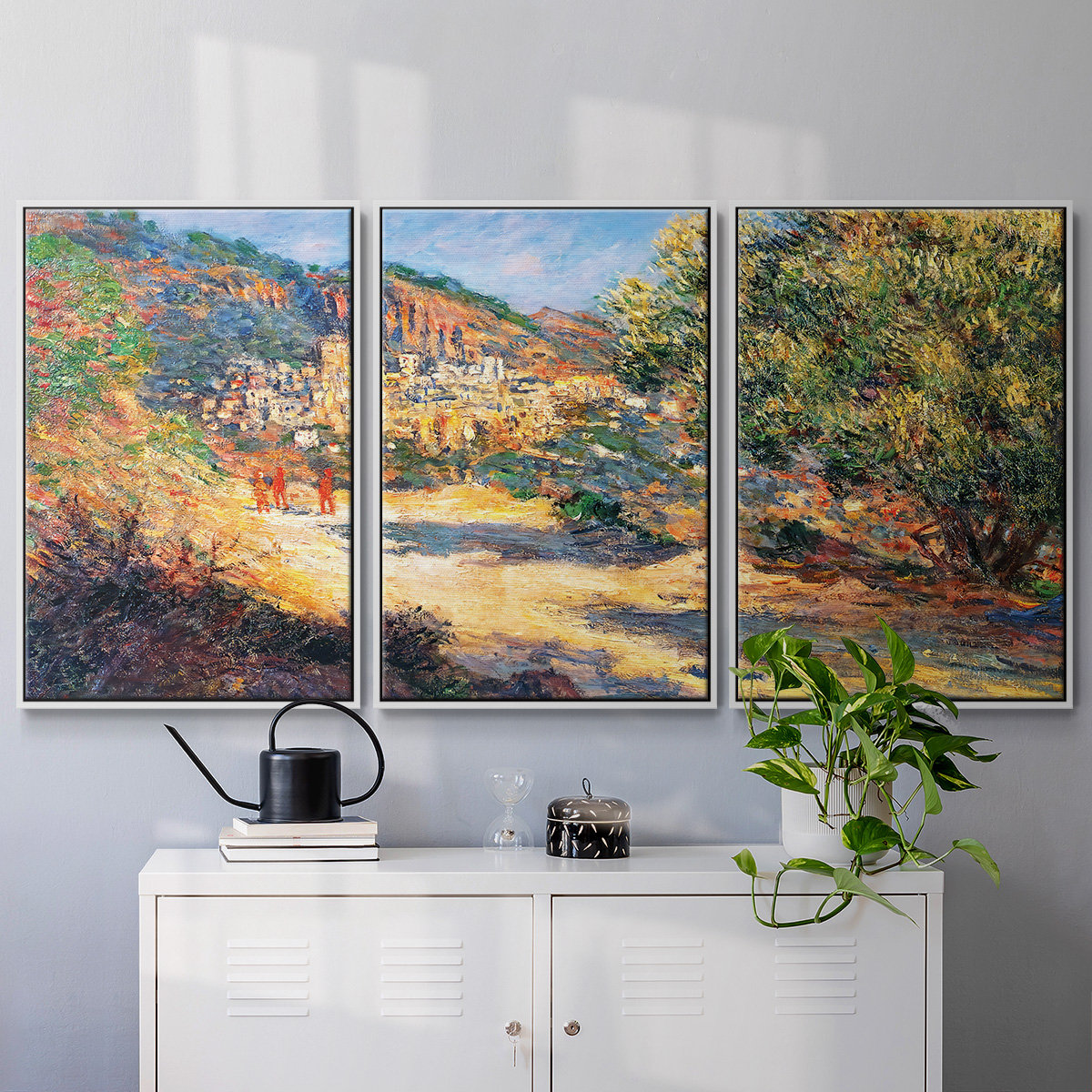 WexfordHome The Road To Monte Carlo, 1883 Framed On Canvas 3 Pieces ...