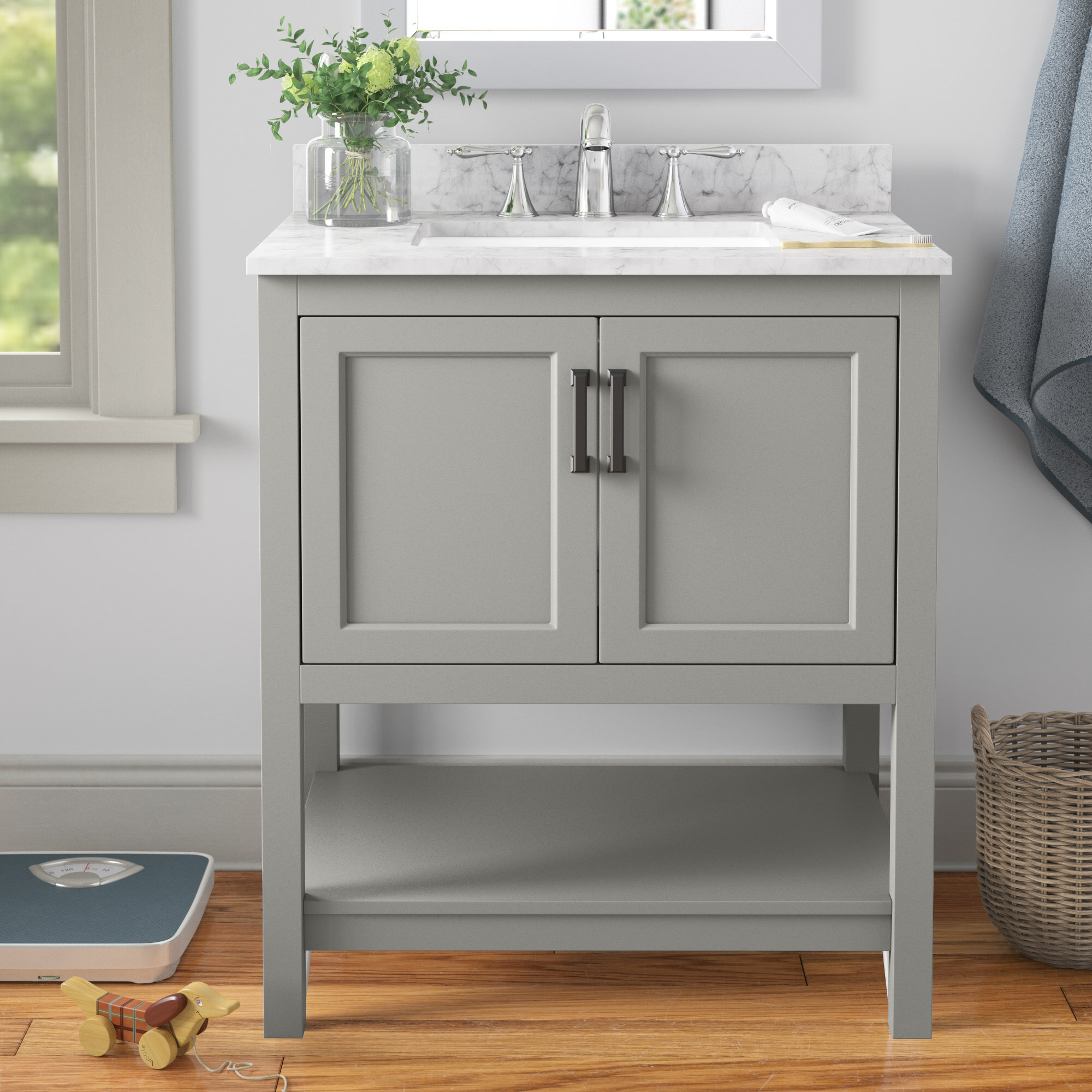 Craft + Main Meuble-lavabo simple l 31 po x P 22 po x H 39 po Hollis ...