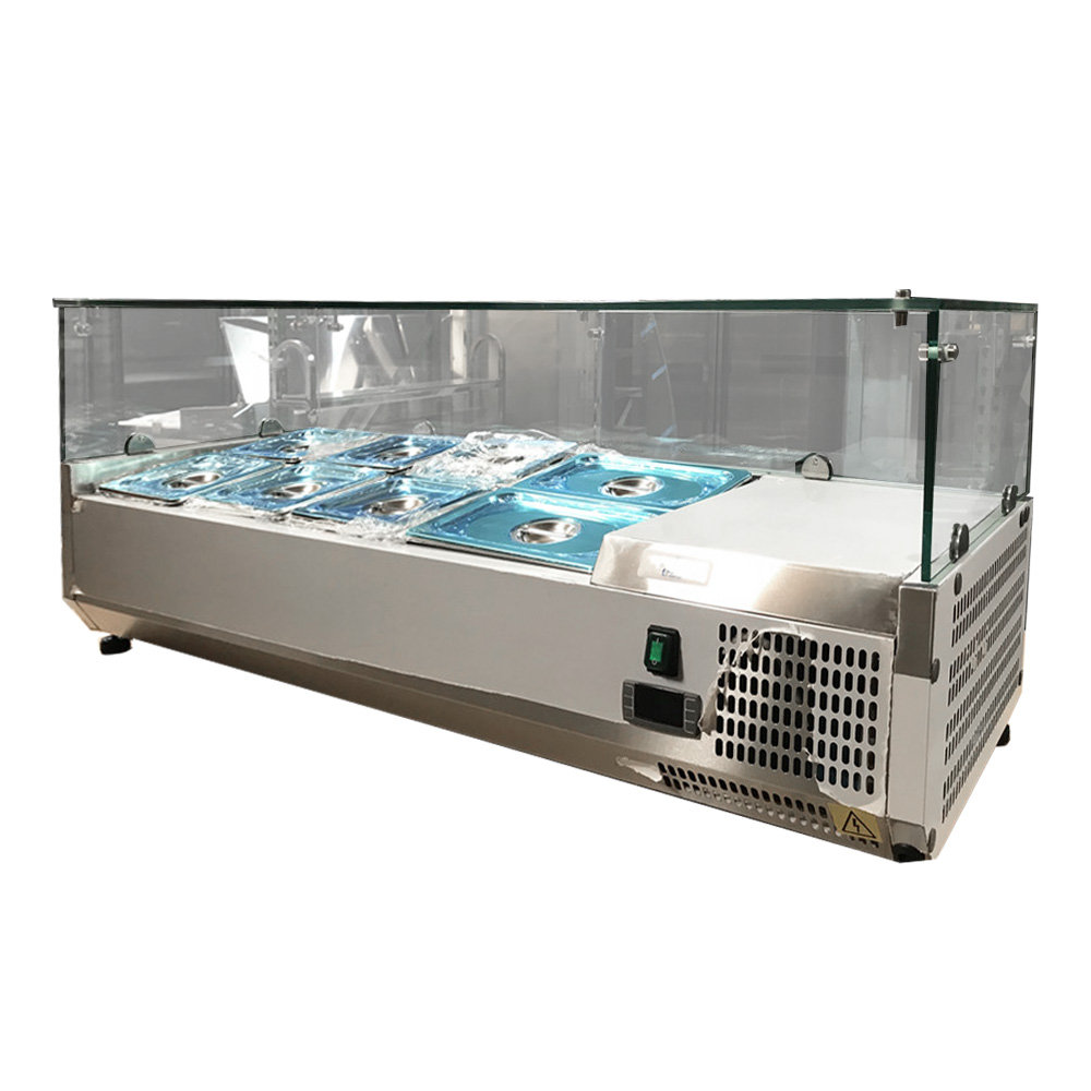 Cooler Depot NSF 48" Wide Condiment Station Sandwich Prep Table | Wayfair