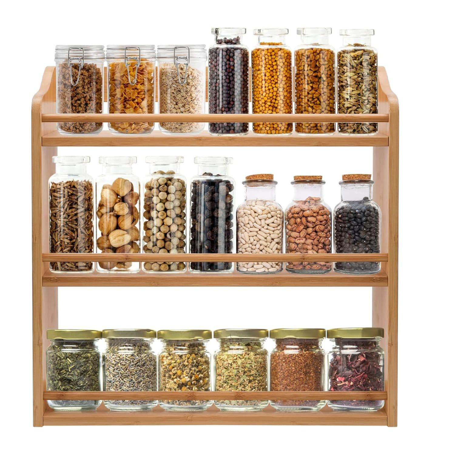 Lark Manor 3 - Tier Bamboo Spice Rack Organizer - Wayfair Canada