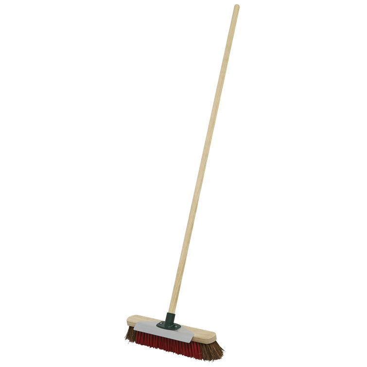 Symple Stuff Deeanna Push Brooms with Scraper Stiff/Hard Bristle ...