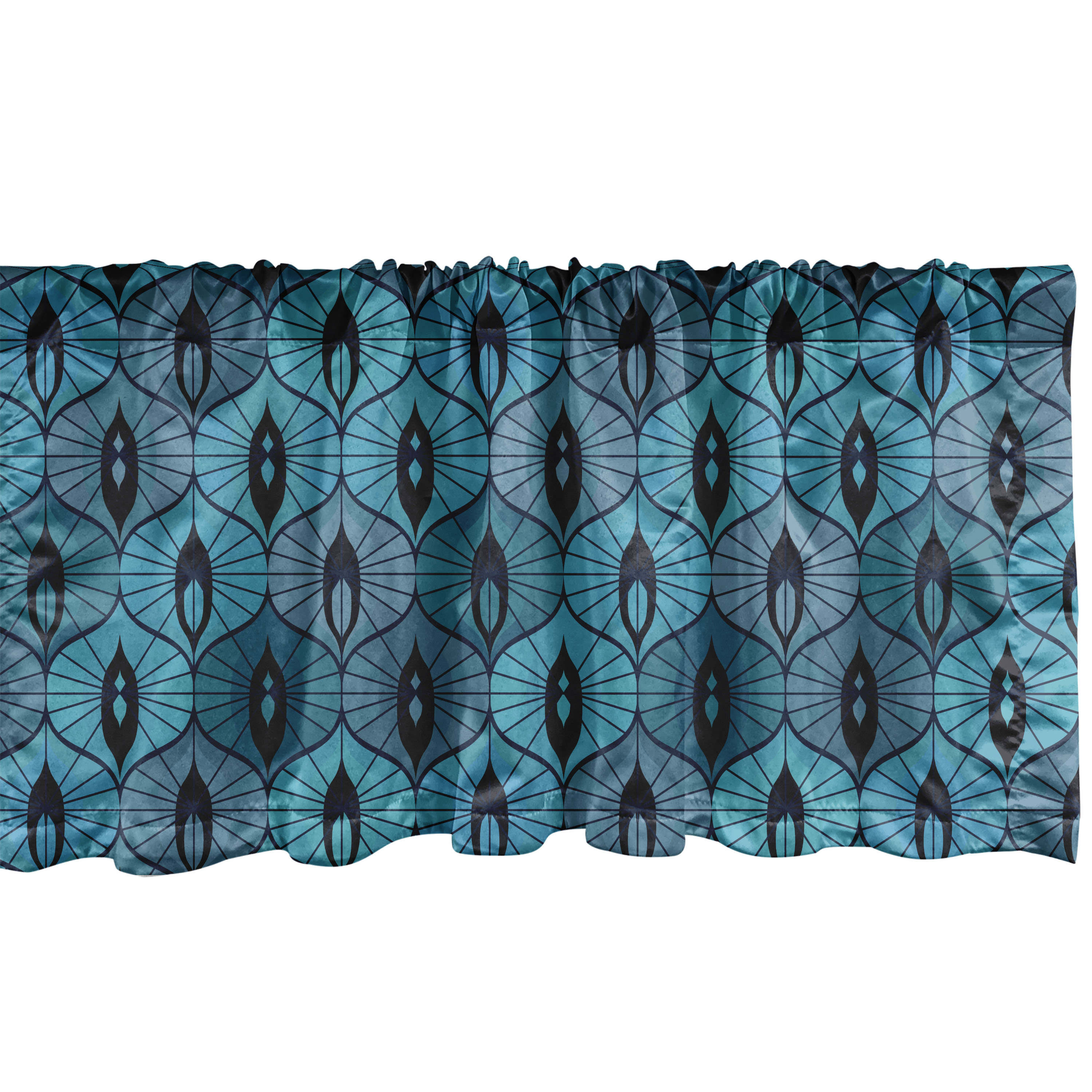 Ambesonne Palm Tree Valance Pack of 2 Grunge Brazil Leaves 51804 | Wayfair