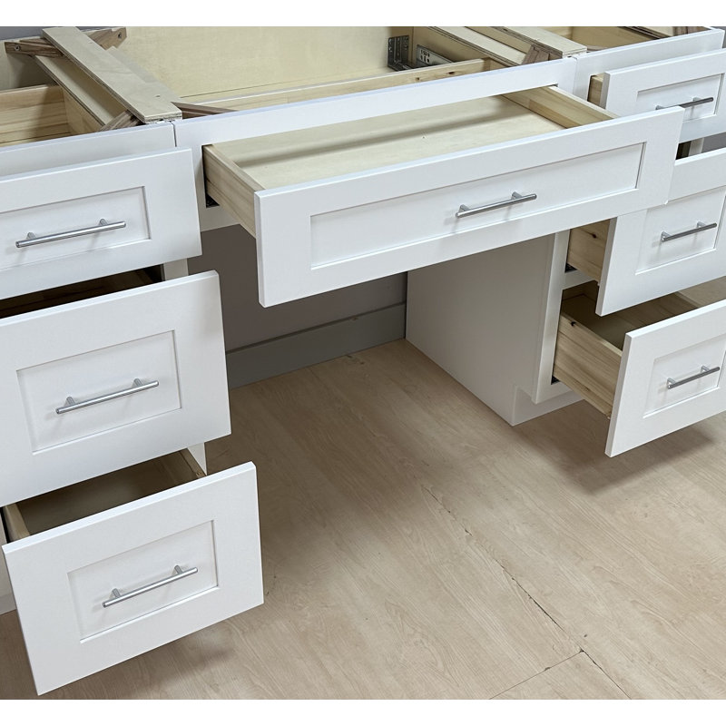 DISAR 114 Double Bathroom Vanity Base Only | Wayfair