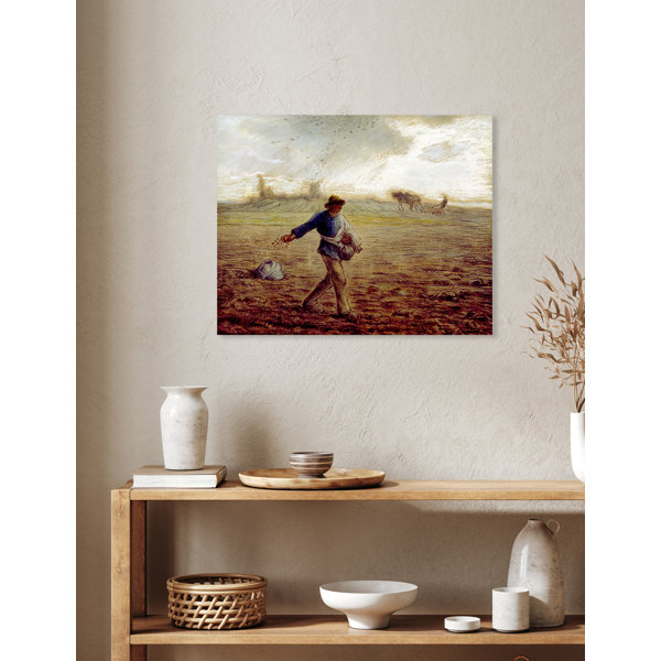 August Grove® The Sower by Jean-Francois Millet, Worldly Famous Classic ...
