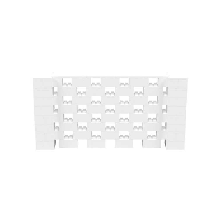 Versare 4' Tall Everblock Staggered Wall Kit | Wayfair