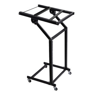 5 CORE 5 Core DJ Mixer Stand 12U Adjustable Rack Mount Rolling Stage ...