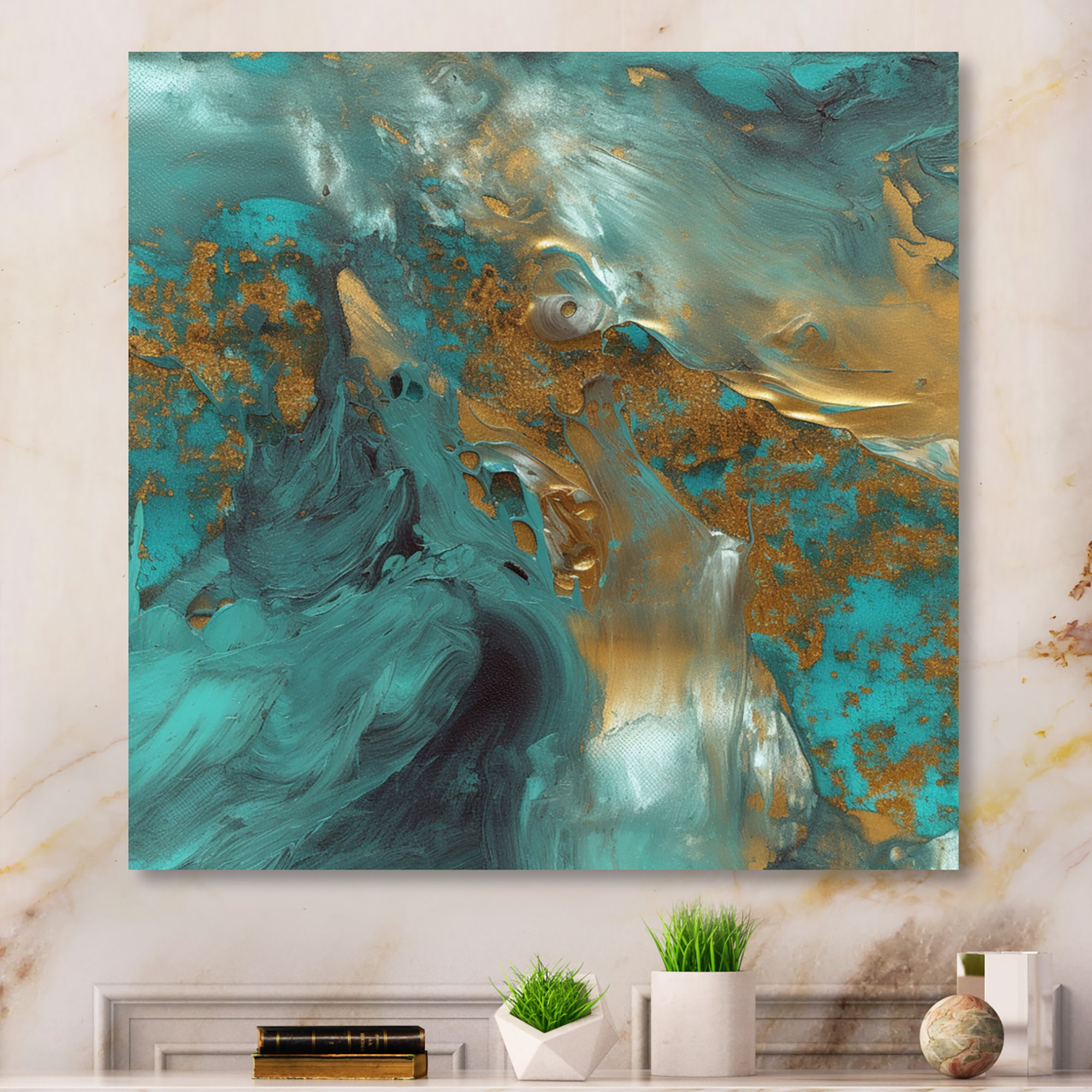 Mercer41 Mediterranean Sunshine III On Metal Print | Wayfair