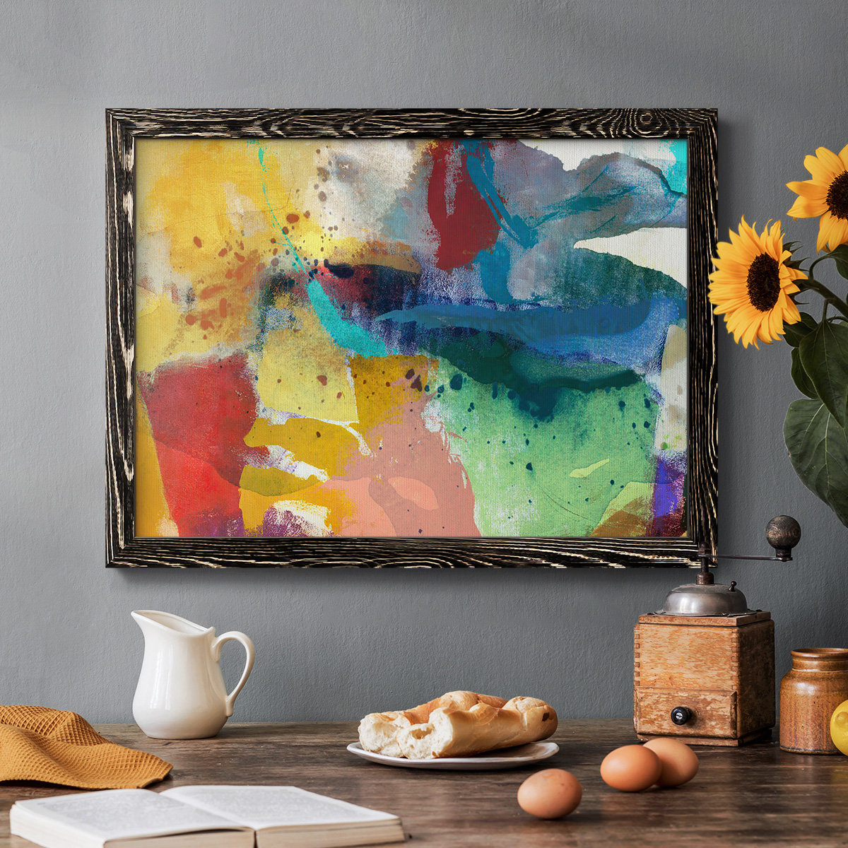 Wrought Studio™ Observation 6- Rustic Framed Gallery Wrapped Canvas ...